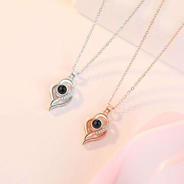 Collar Corazón Brillo - Acero inoxidable – FIFI Joyas